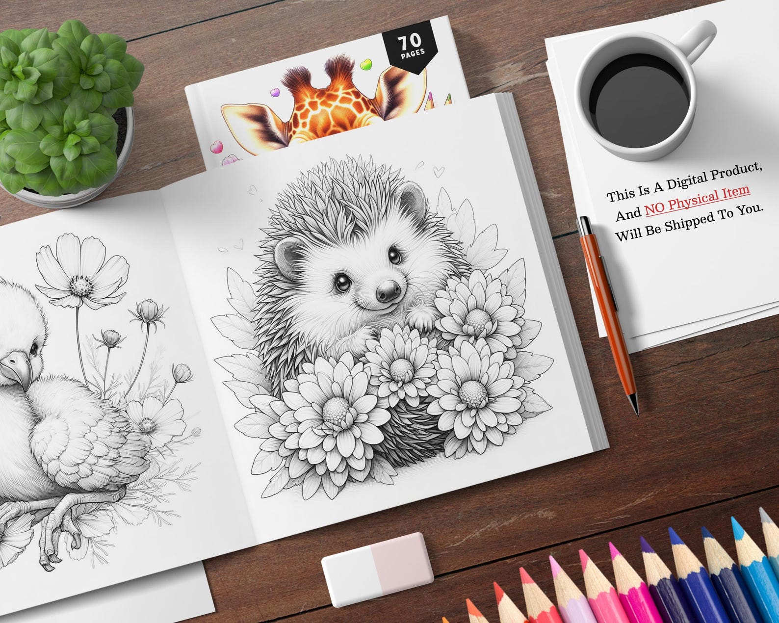 70 Cute Baby Animal Coloring Book Cute Animal Coloring Pages Coloring ...