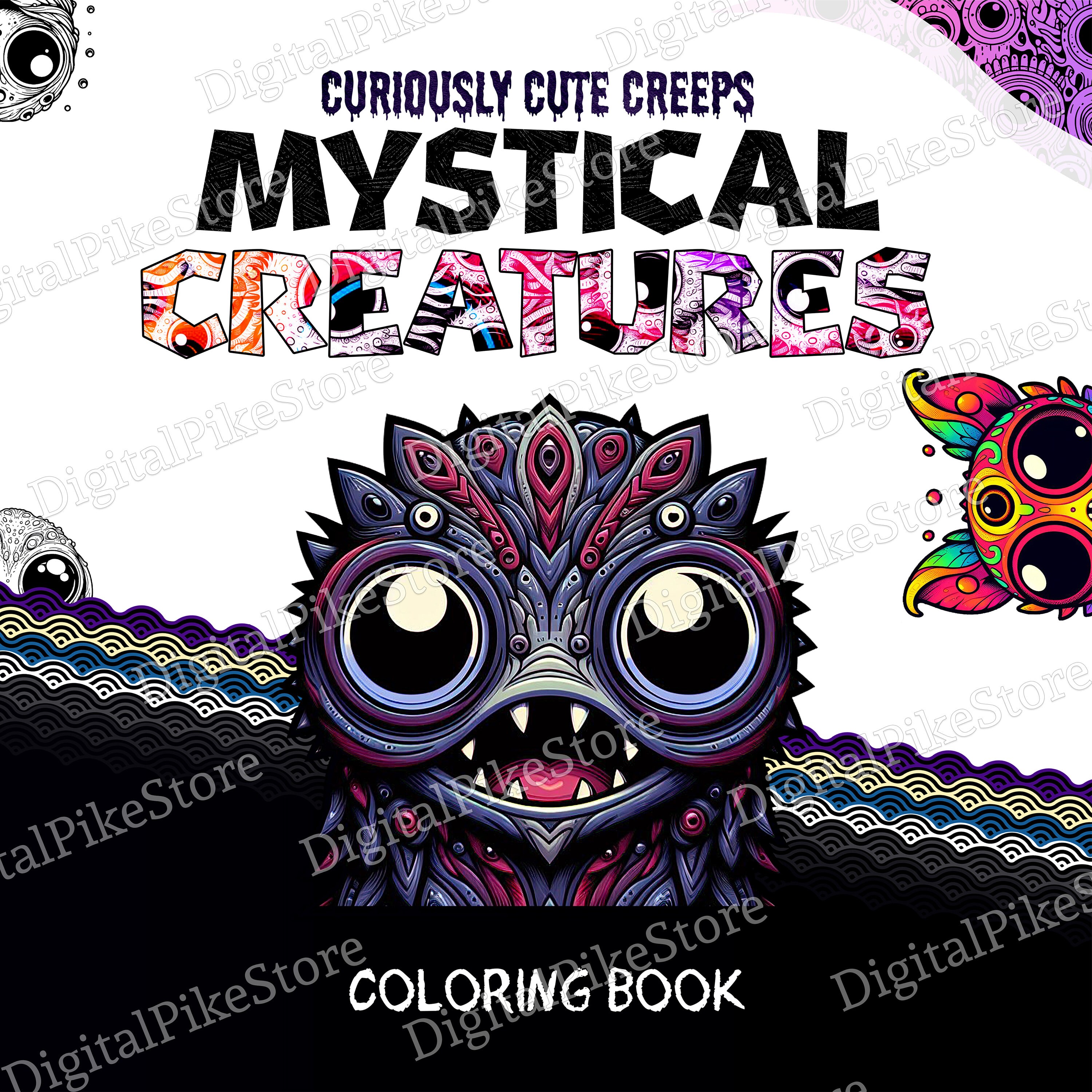 50 Cute Creeps Coloring, Coloring Sheets, Coloring Pages for Kids, Cute ...