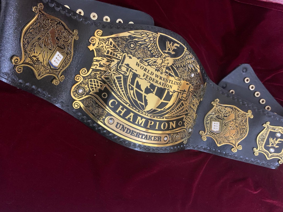 CLASSIC UNDISPUTED CHAMPIONSHIP Belt, Adult Size, 2mm Brass Plates ...