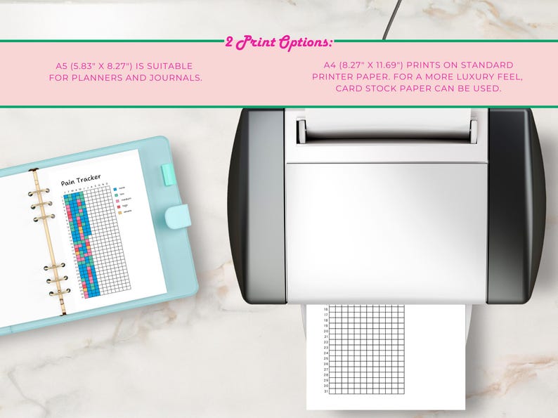 Pain Tracker, Monthly Pain Tracker, Printable Pain Log, Pain Journal ...