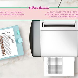 Productivity Tracker, Printable Journal Page, Digital Planner Pages ...