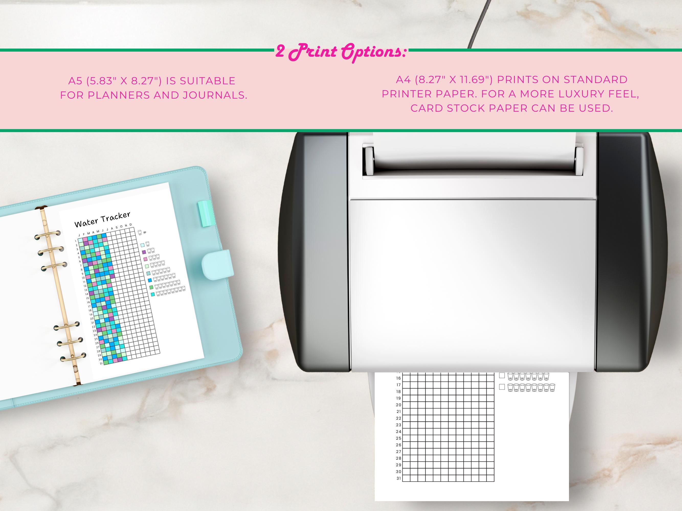 Water Tracker, Printable Hydration Tracker, Water Intake Tracker, Water ...