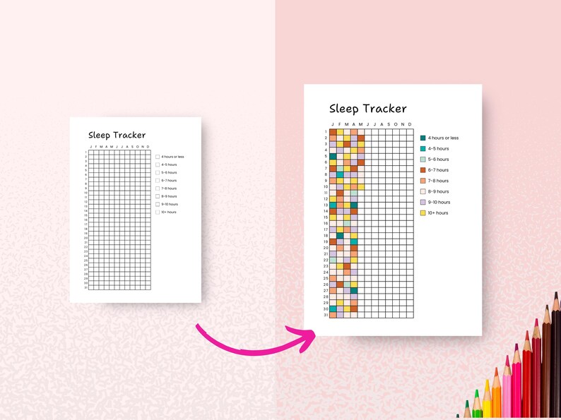 Sleep Tracker, Sleep Analysis, Sleep Chart, Sleep Log, Sleep Journal ...