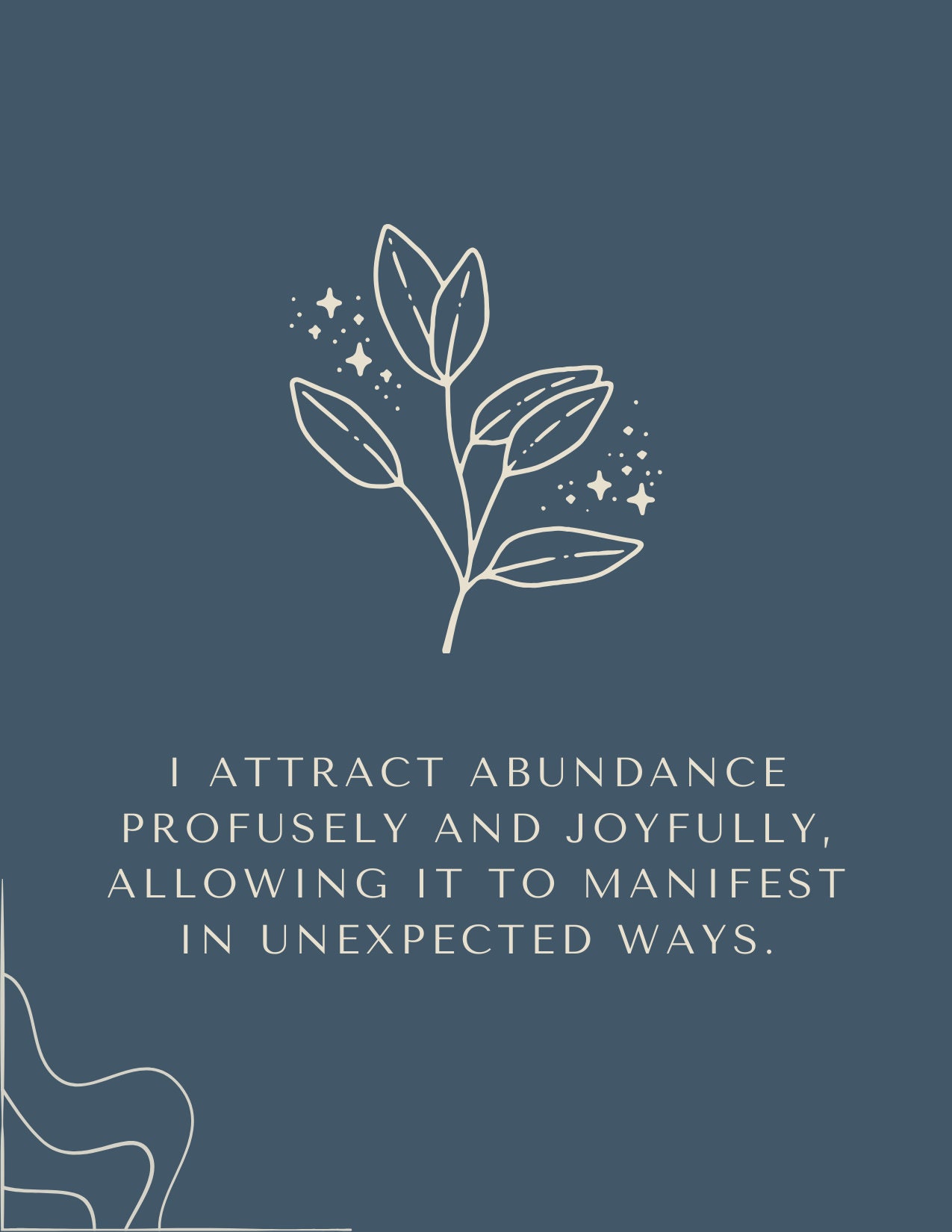Abundance Affirmation Cards (x10) - Etsy