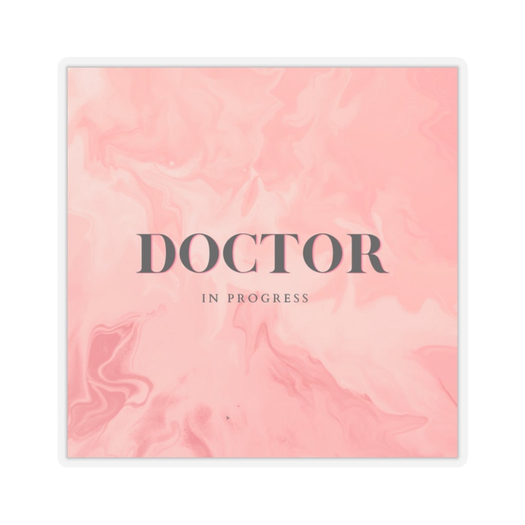 Doctor in Progress Sticker - Etsy