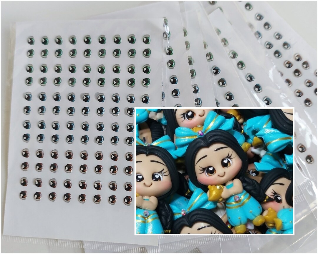 Sticker Resin Eyes, Resin Sticker Eyes, Adhesive Eyes - Etsy