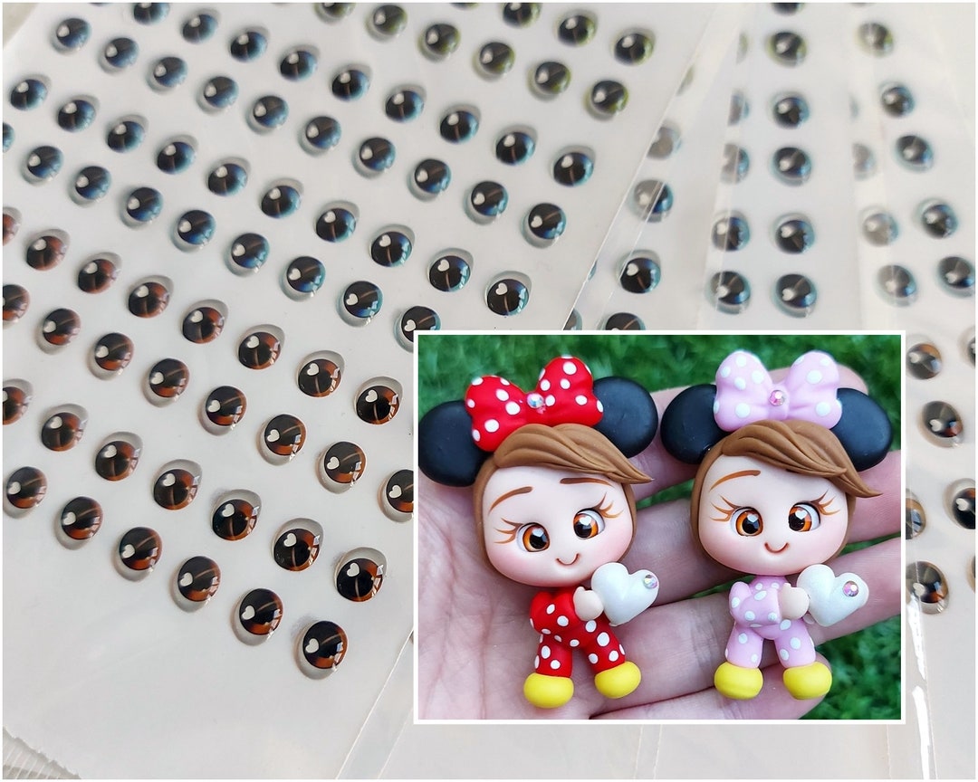 Sticker Resin Eyes, Resin Sticker Eyes, Adhesive Eyes - Etsy