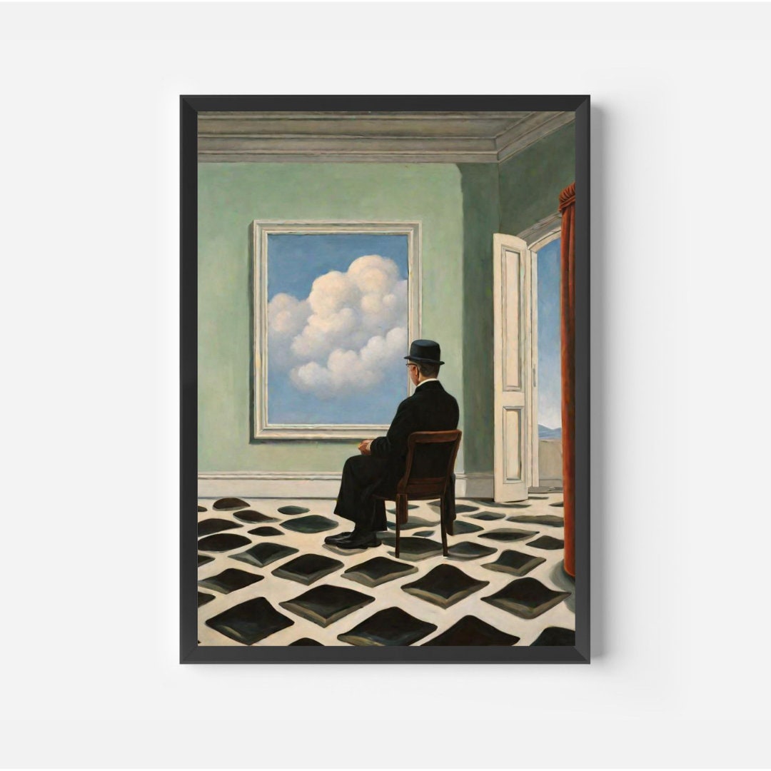 Rene Magritte Print, Rene Magritte Poster, Cool Building, Rene Magritte ...