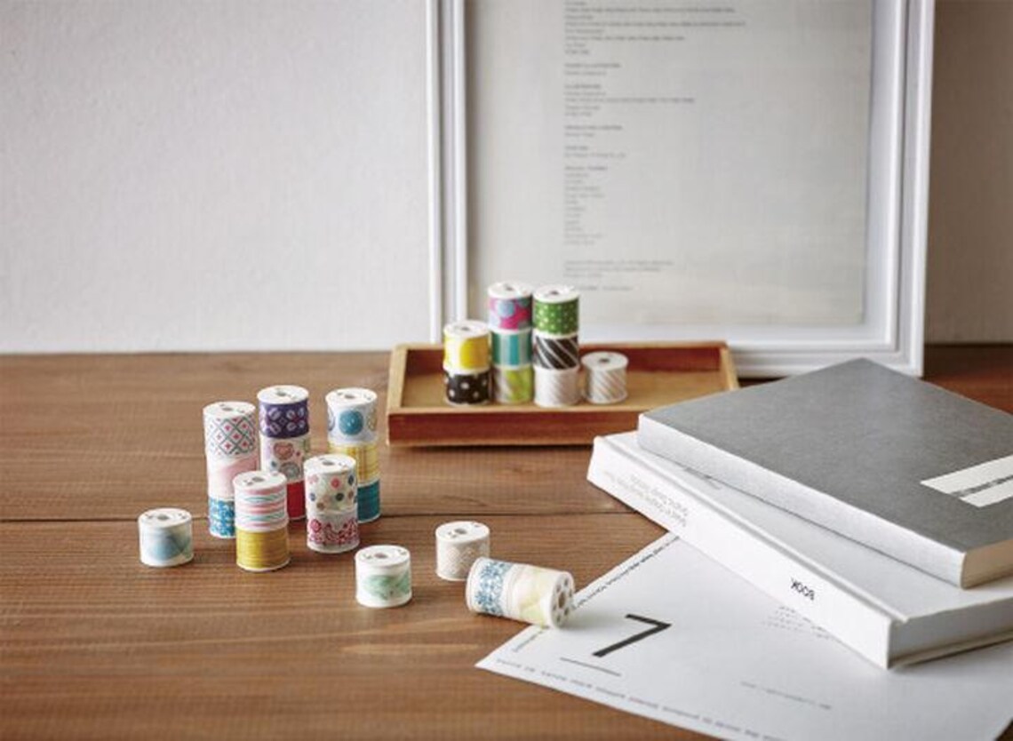 KOKUYO Bobbin Washi Tape Monotone Set of 3 15mmx3m Masking Tape - Etsy
