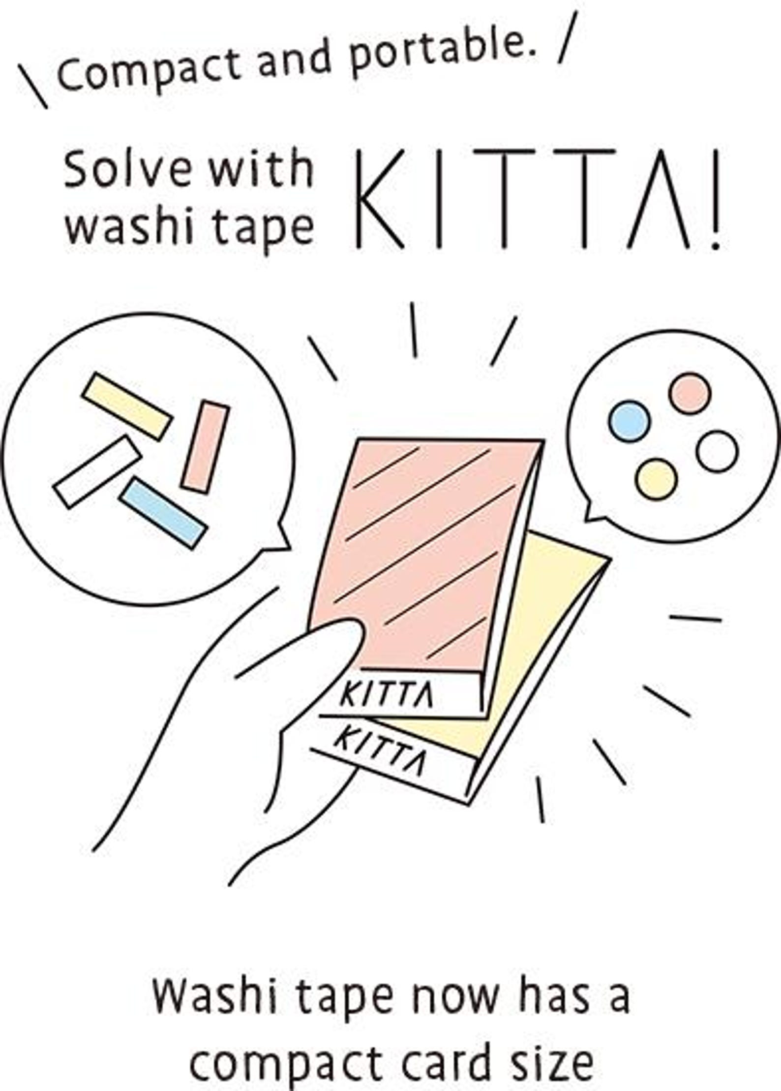 KITTA Special Collection Washi Tape Washi Stickers - Etsy