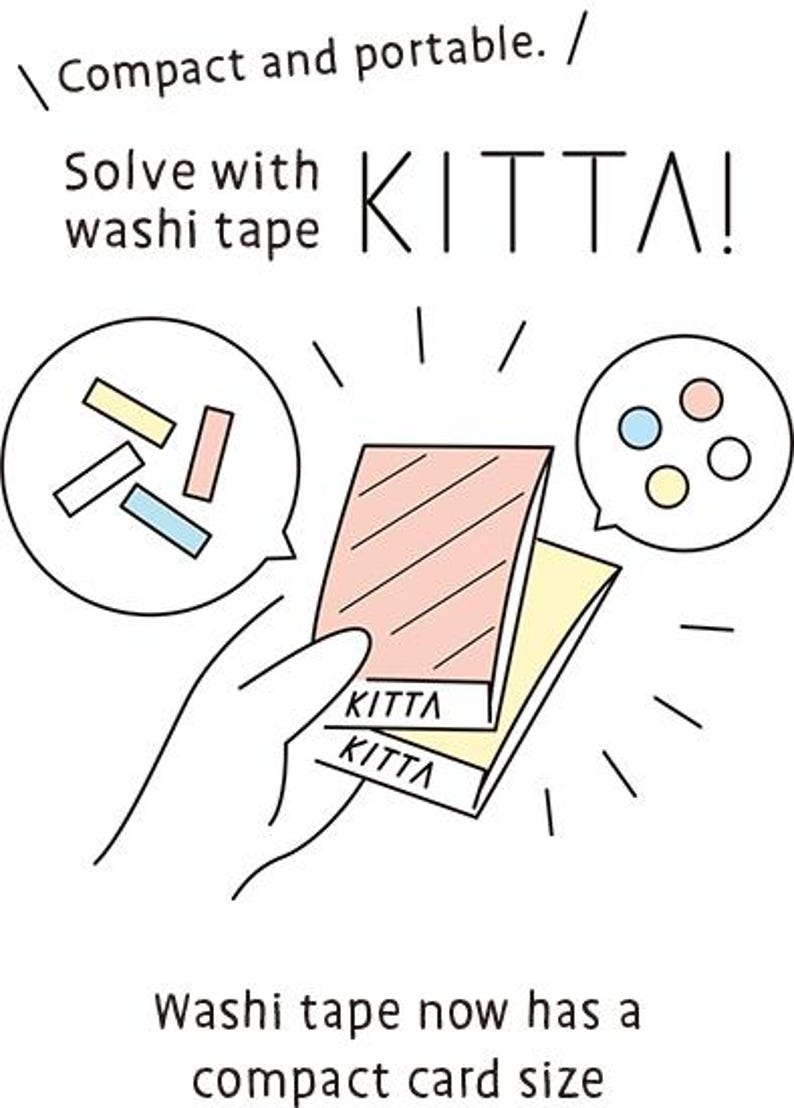 KITTA Special Collection Washi Tape Washi Stickers - Etsy