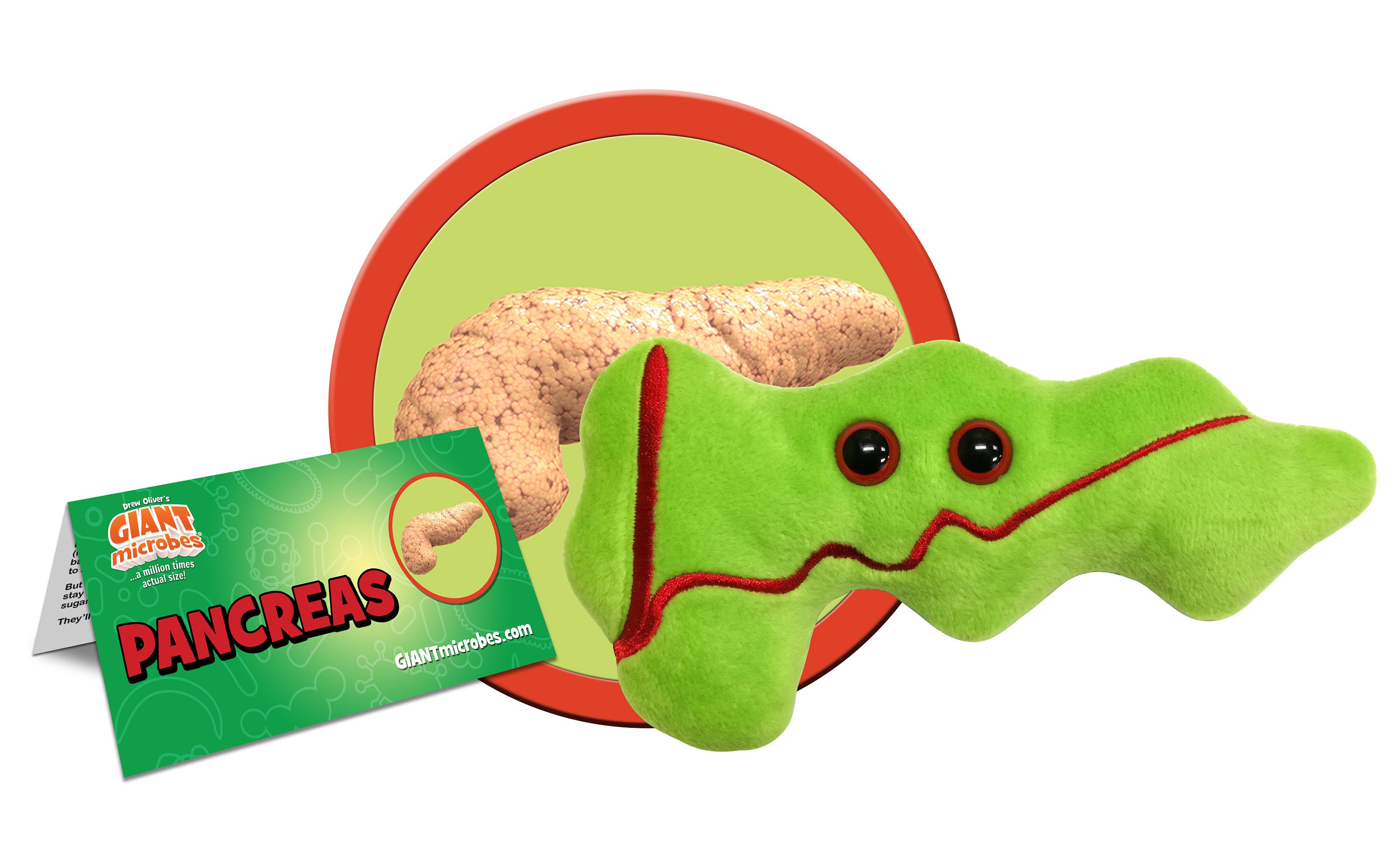 Giantmicrobes Pancreas Plush, Diabetes Gifts, Get Well Gifts ...