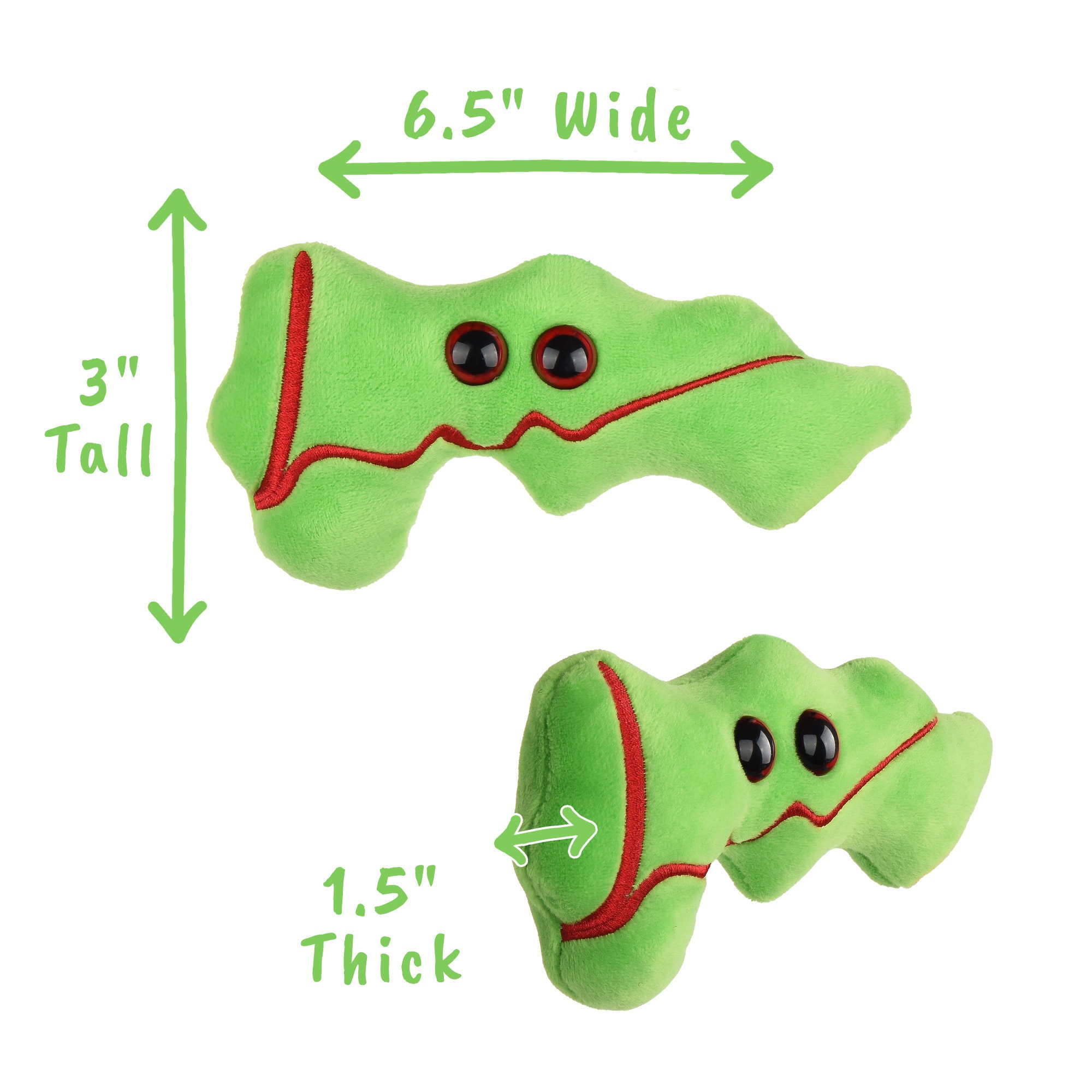 Faux Leather Bi-fold GIANTmicrobes DNA Plush - Educational Science Toy ...