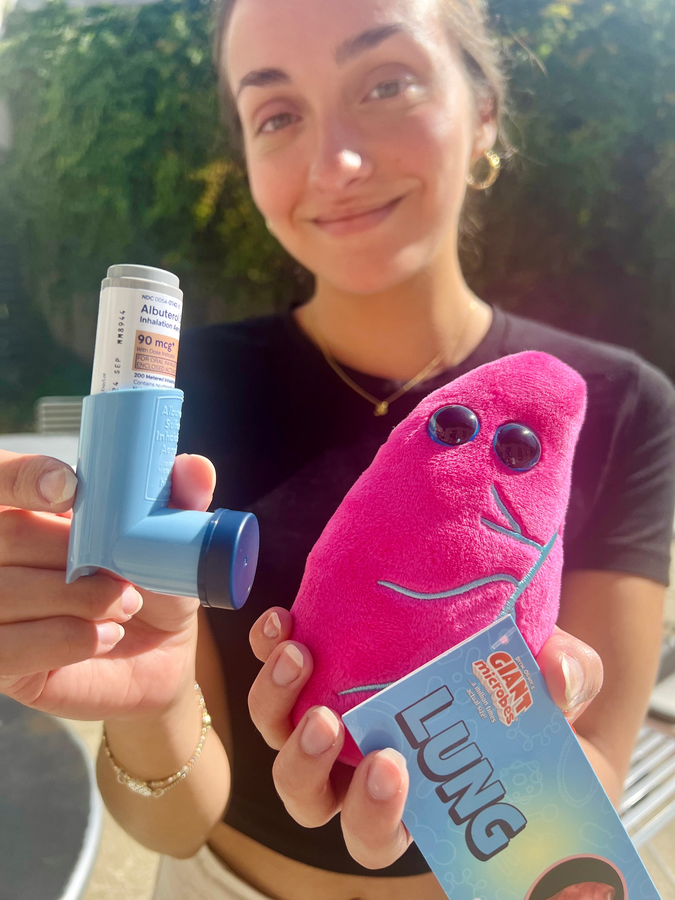 Giantmicrobes Lung Plush, Lung Stuffed Animal, Lung Cancer Gift ...