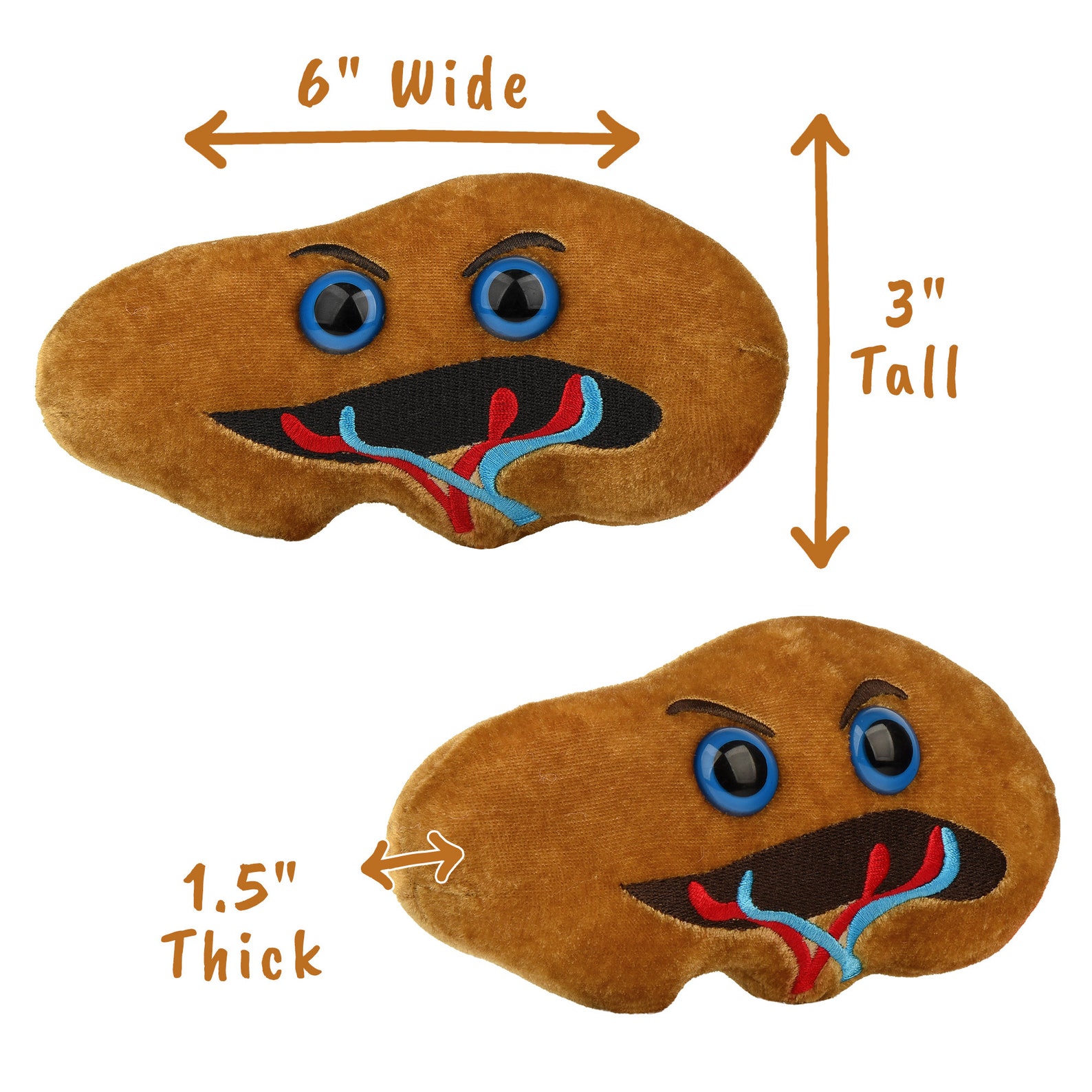 Giantmicrobes Spleen Plush, Splenectomy, Get Well Gifts, Immunologist ...