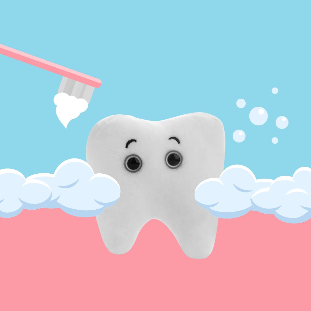 Giantmicrobes Tooth Plush With Tooth Fairy Pocket, Dentist Gift ...