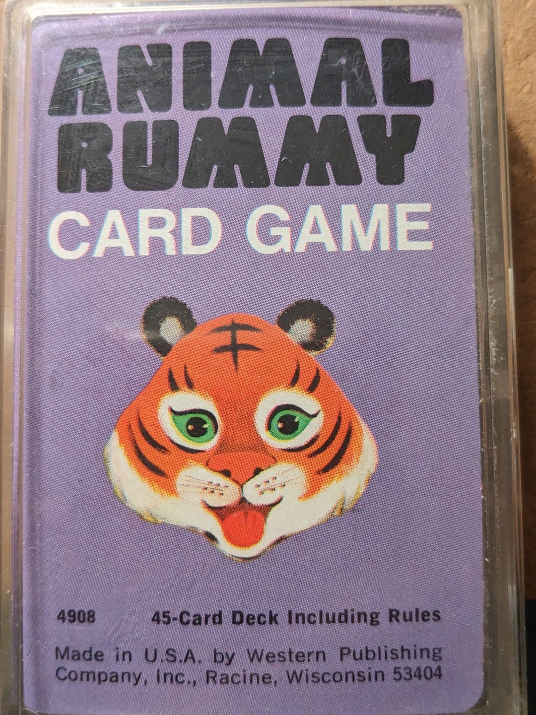 Animal Rummy Playing Cards With Card Case #4908 - Etsy