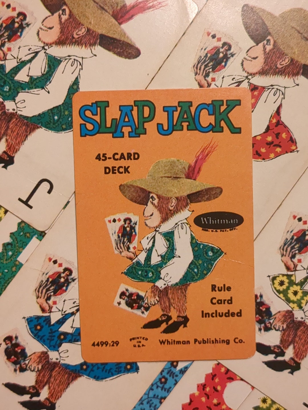 Slap Jack Vintage Whitman 45-card Game 1965 - Etsy