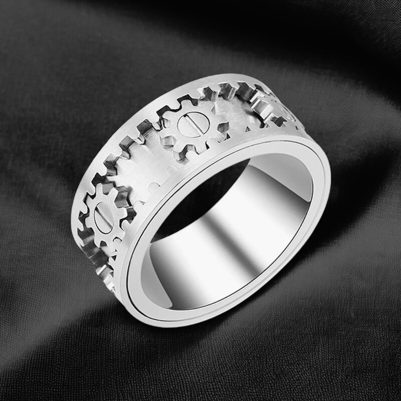 Gear Spinner Ring - Etsy