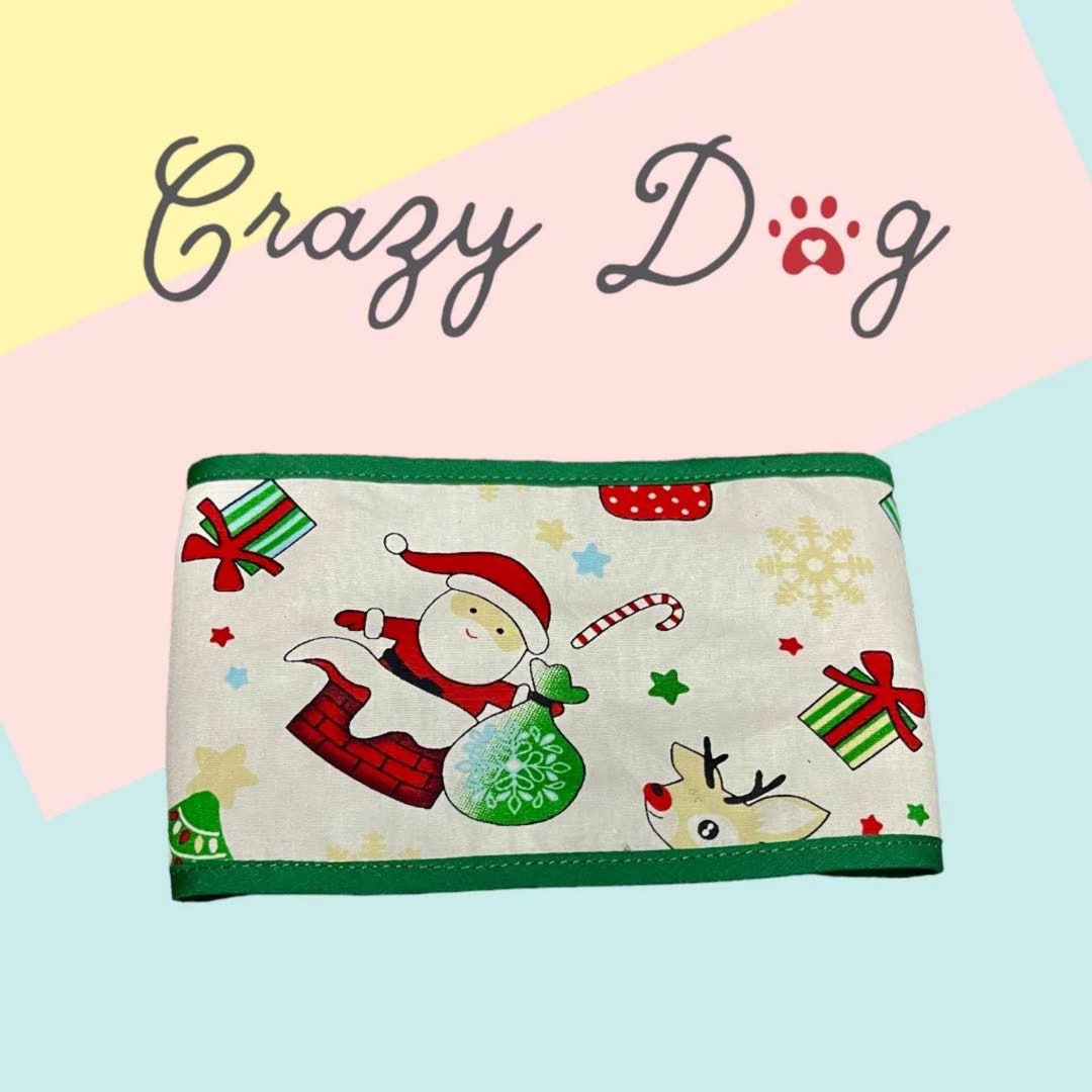 Christmas, White Color, Stylish Male Dog Sash: Male Belly Bands ...
