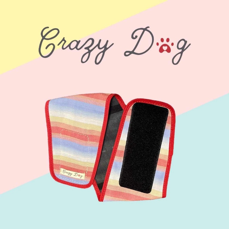 Rainbow, Stylish Male Dog Sash: Male Belly Bands, Reusable, Adjustable ...