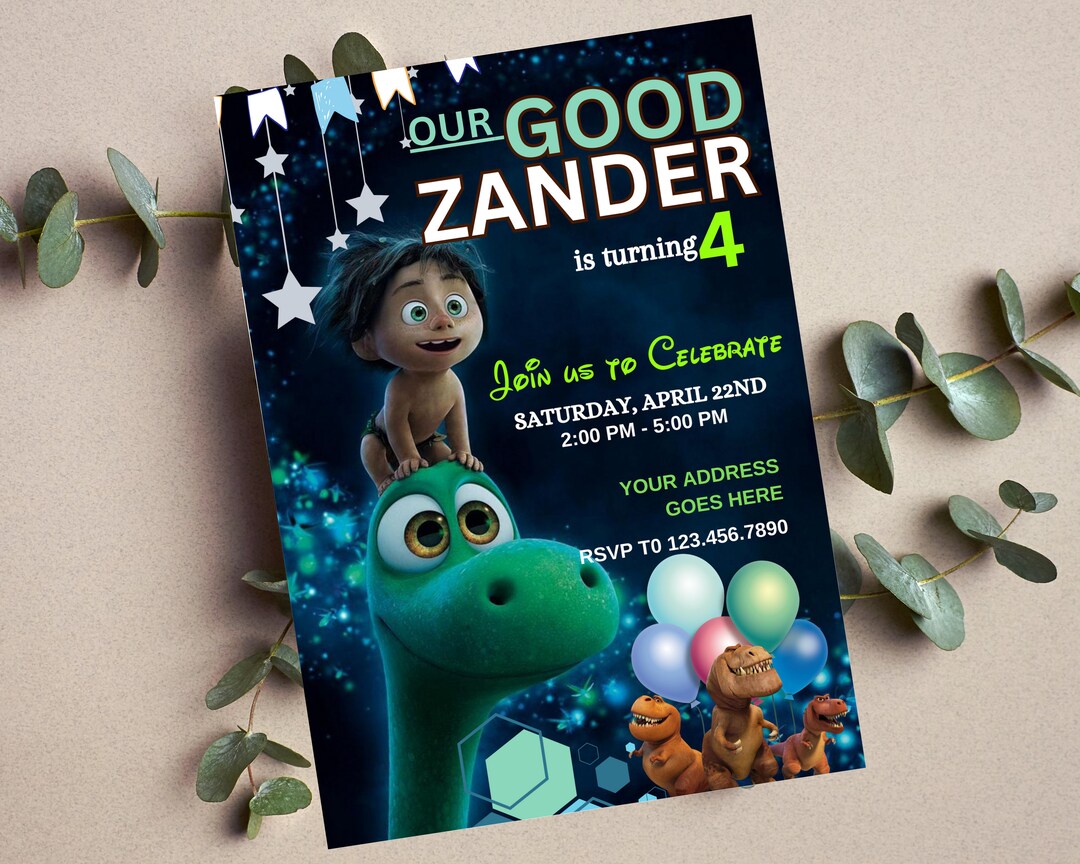 Editable and Printable Birthday Invitation Template for Kids - Boy ...