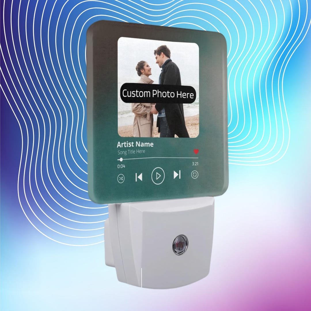 LED Night Light Music Album Design LED Night Lamp Music-inspired Lamp ...