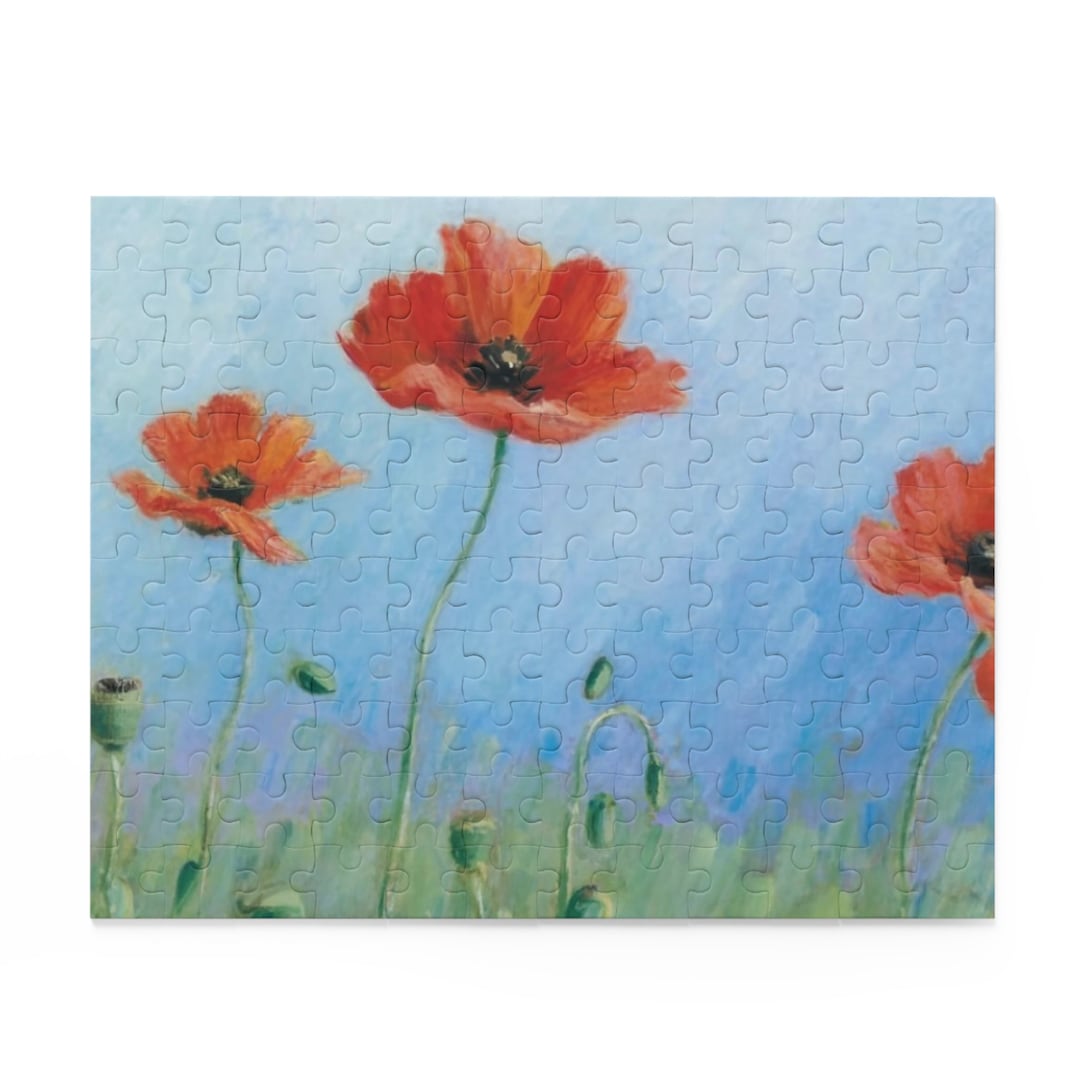 Floral Field Puzzle 120, 252, 500-piece Jigsaw for Relaxing Fun and ...