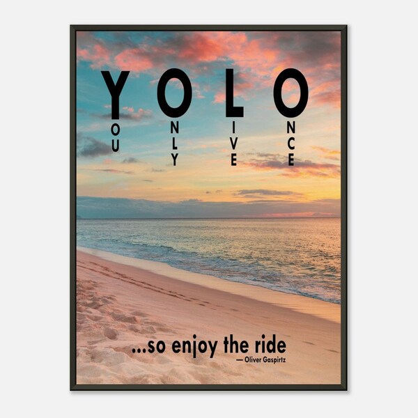 Yolo Poster - Etsy