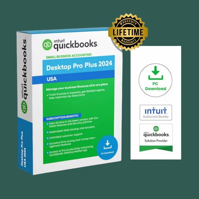 Quickbooks Desktop Pro Plus 2024 US Enhanced Accounting Software for Efficient Management - Etsy