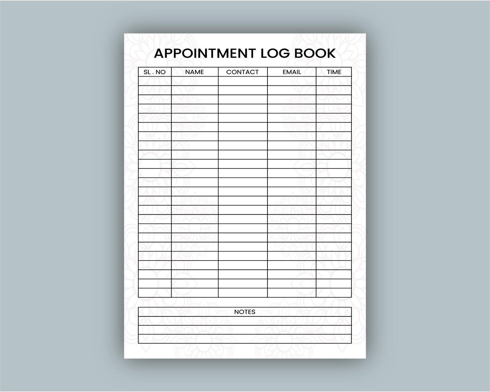 Salon Appointment Log Book: Client Tracker, Weekly Organizer (PDF) - Etsy
