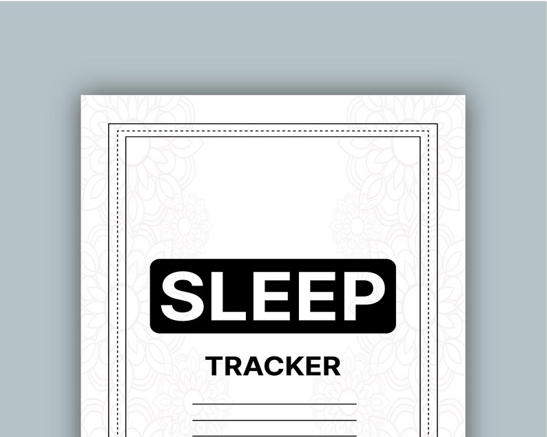 Sleep Tracker, Fillable Monthly Sleep Log, A4 A5 Half Letter Size ...