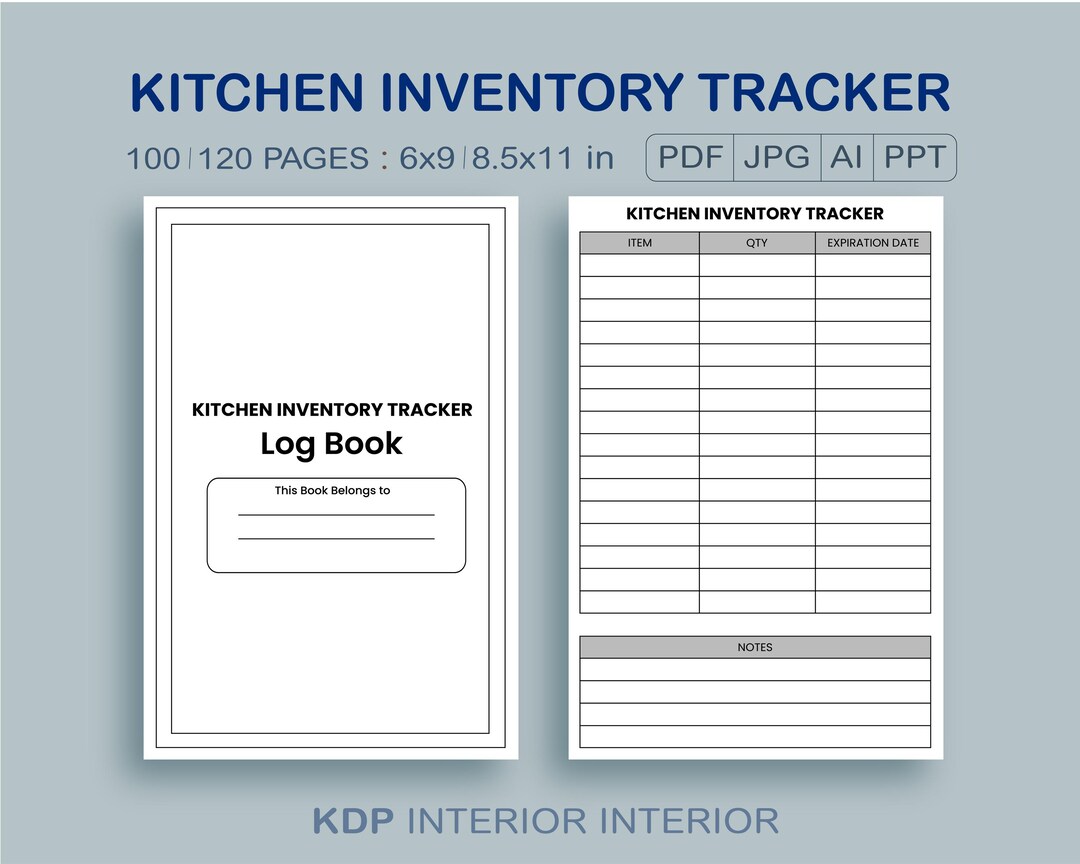 Kitchen Inventory Tracker Printable, Pantry Organization, Grocery List ...