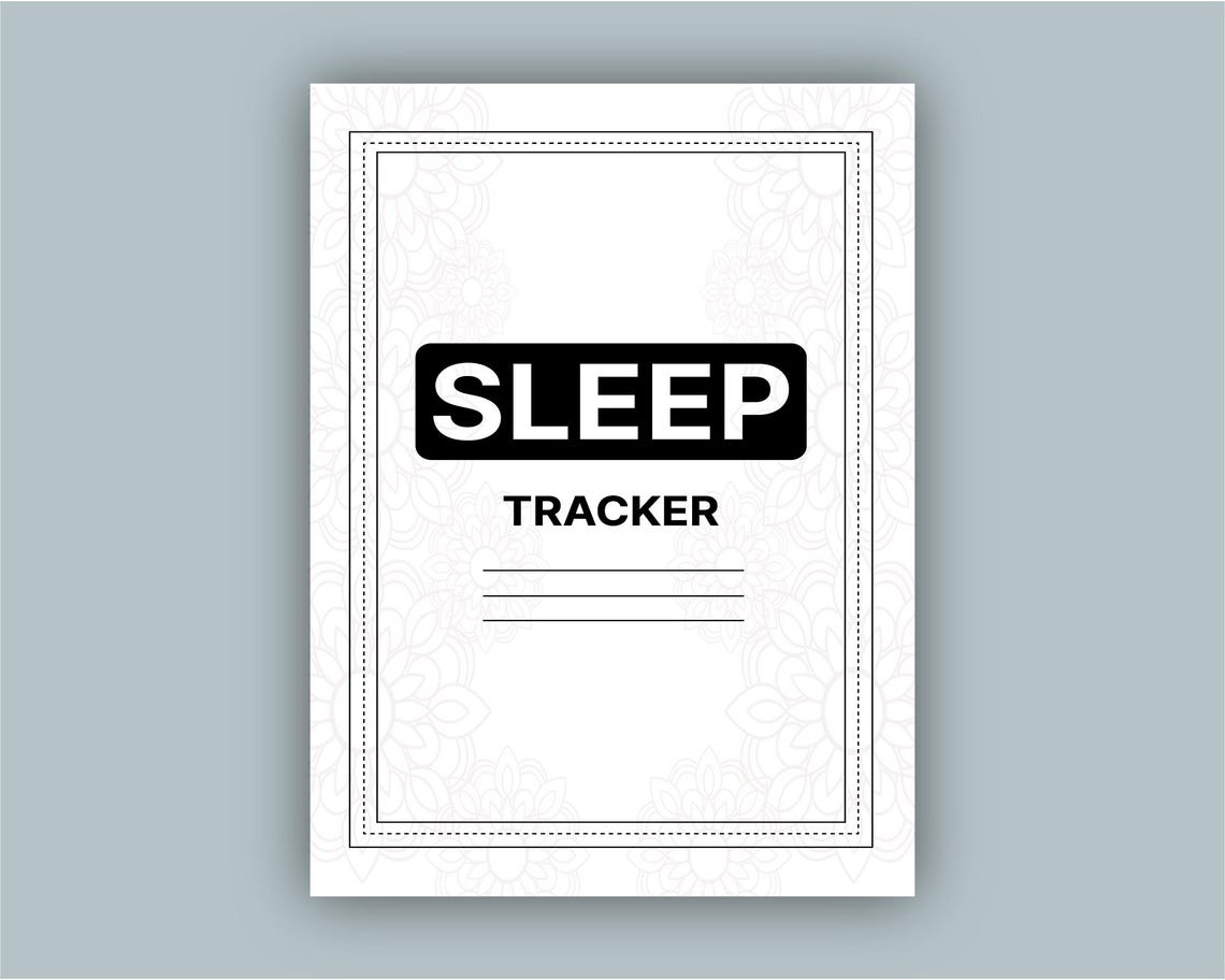 Sleep Tracker, Fillable Monthly Sleep Log, A4 A5 Half Letter Size ...