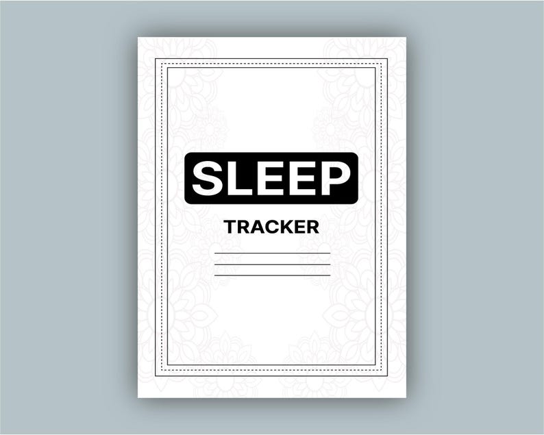 Sleep Tracker, Fillable Monthly Sleep Log, A4 A5 Half Letter Size ...