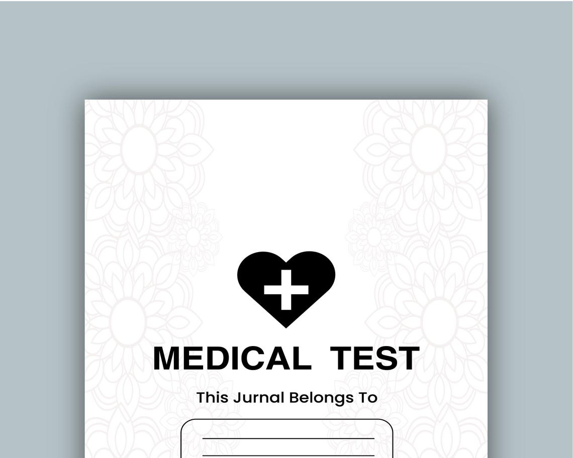Medical Test Log Book, Doctor Visit Chart, Blood Work Log, Lab Results ...