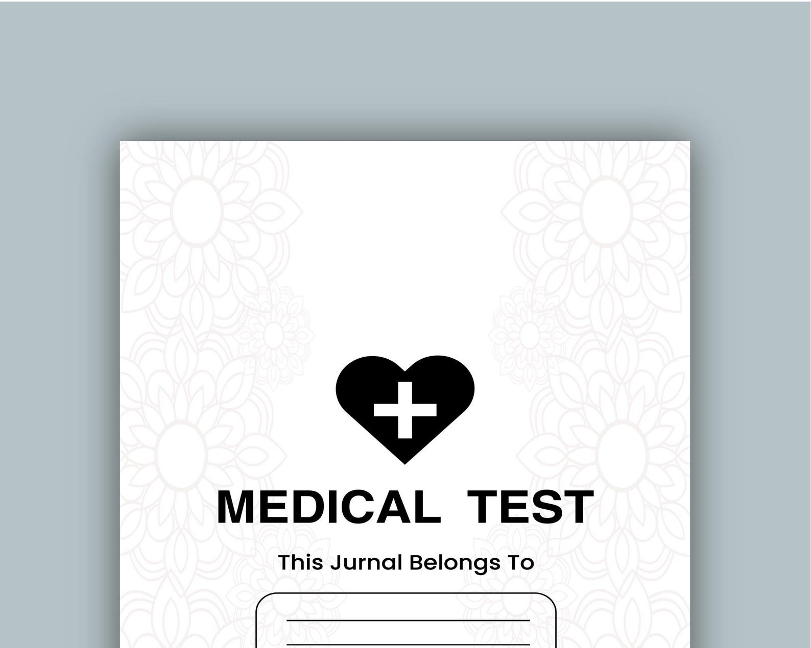 Medical Test Log Book: Health Data Tracker (PDF) - Etsy