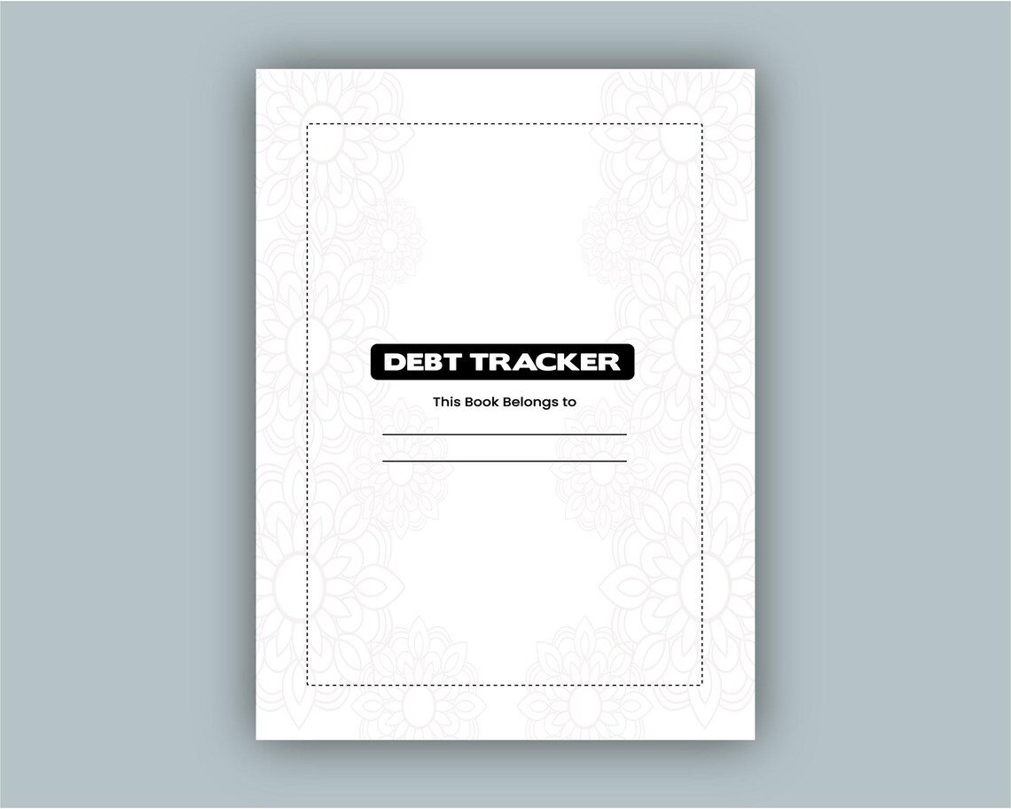 Debt Tracker Log Book: Payment, Bill & Credit Card Tracker (PDF) - Etsy