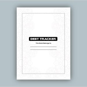 Debt Tracker Log Book: Payment, Bill & Credit Card Tracker (PDF) - Etsy