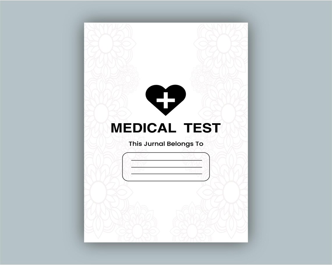 Medical Test Log Book: Health Data Tracker (PDF) - Etsy