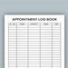 Salon Appointment Log Book: Client Tracker, Weekly Organizer (PDF) - Etsy