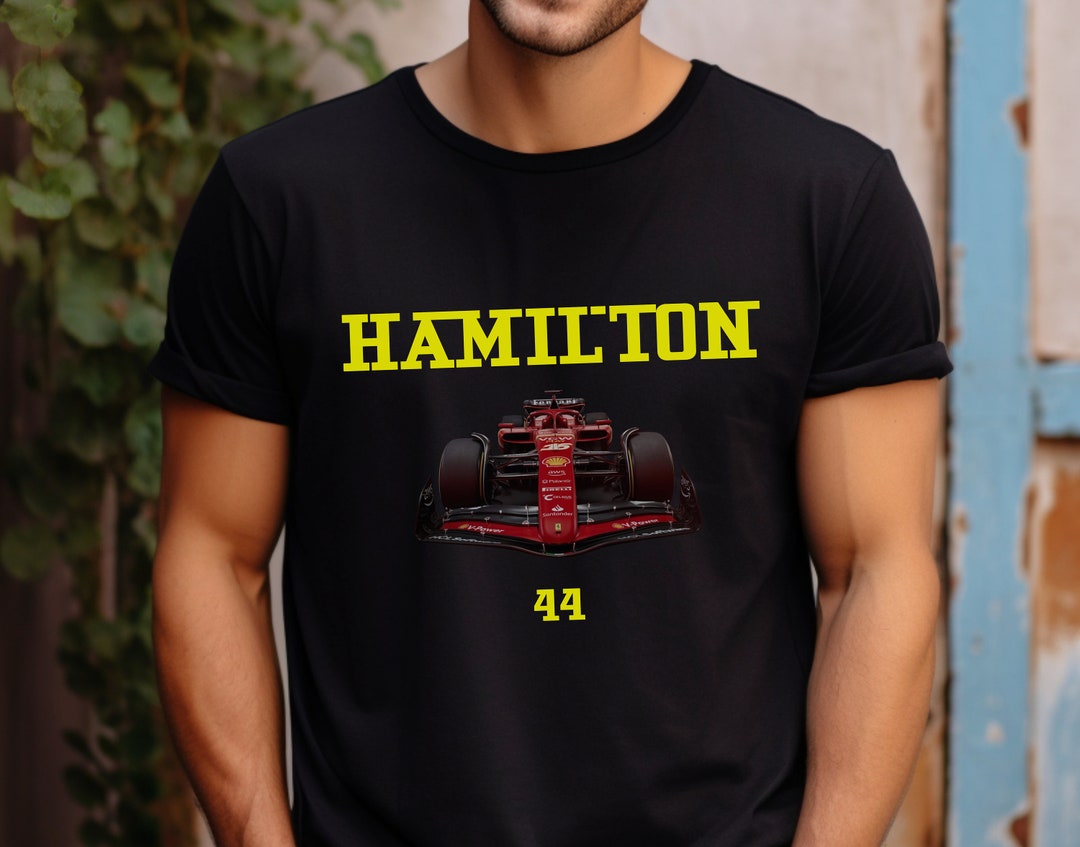 Lewis Hamilton Ferrari F1 2025 Exclusive T-shirt Celebrating the ...