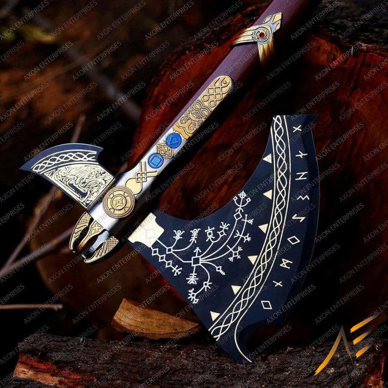 God of War Level 7 Axe, Leviathan Axe, Kratos Axe, Gift for Him, Gift ...