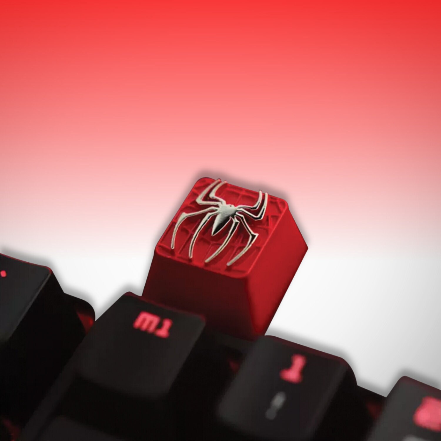 Spiderman Keycap, Full Metal BPT Backlit Keycap for Cherry MX ...