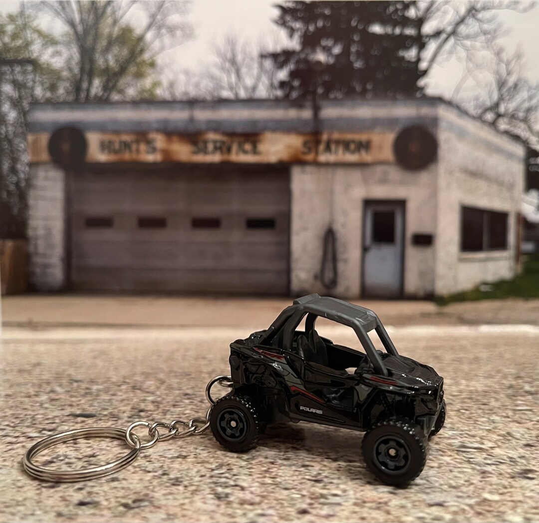 Black Polaris RZR Side by Side Keychain . Polaris RZR Diecast Car With ...