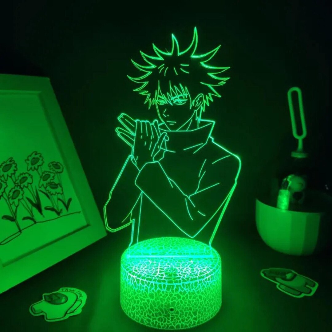 JJK Anime Acrylic Night Light Anime LED Night Light Yuji Itadori Night ...
