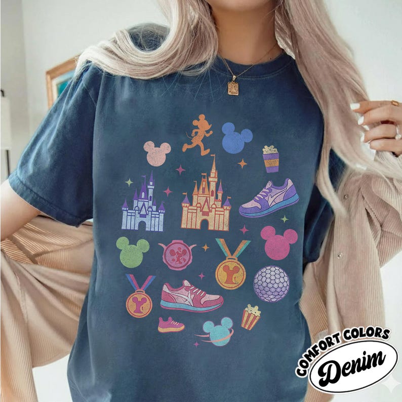 Run Disney 2026 HalbMarathon Shirt, Run Disney Disneyland Trip, Run ...