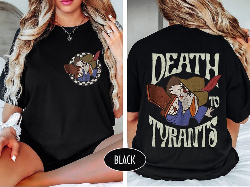 Death to Tyrants Shirt, Retro Robin Hood T-shirt, Robin Hood Tyrant ...