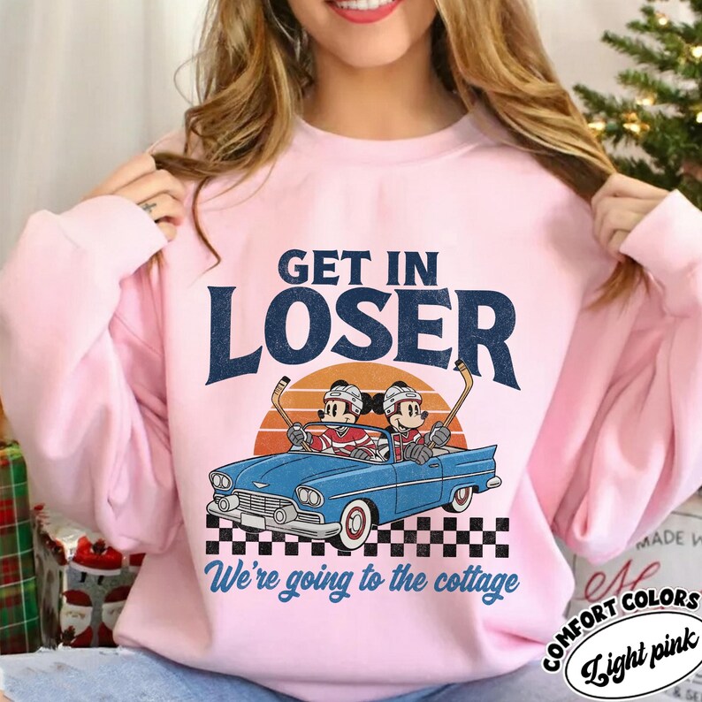 Heated Rivalry, Mickey Hockey Romance Shirt, Get in Loser We're Going ...