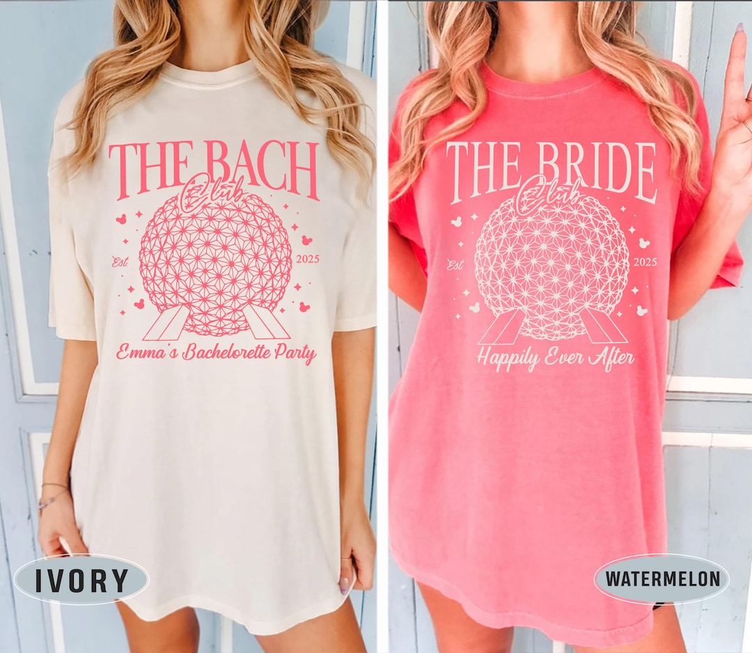 Personalized Epcot Bachelorette Party Shirts, the Bride Club Shirt, the ...